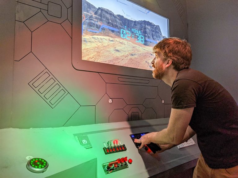 Space Escape Room with Futuristic Sci-Fi Tech in Atlanta